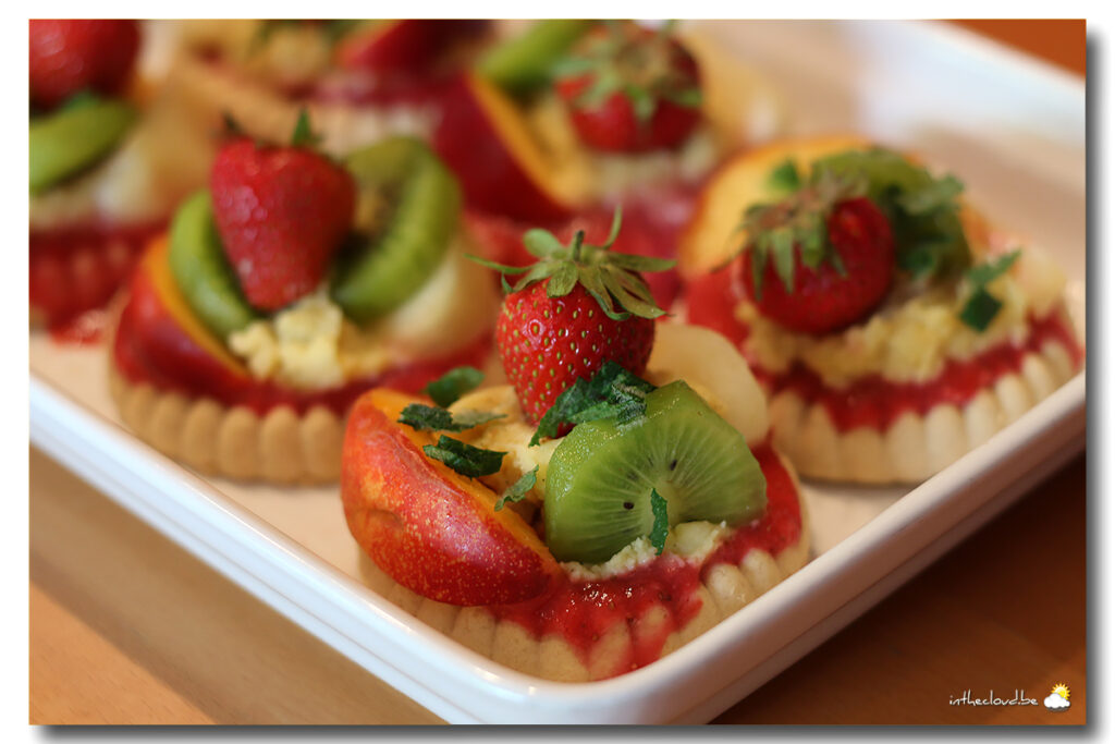Tartelette aux fruits & à la crème pâtissière - La cuisine d'Olivier